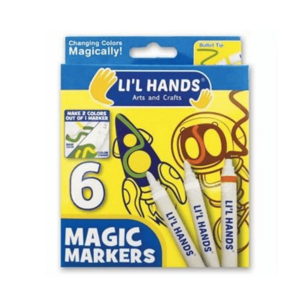 Lil Hands Magic Markers 6+2 - Rooke&Reese