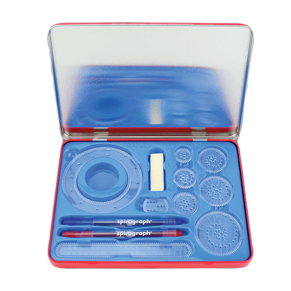 Spirograph Design Set Tin - Classic Gear Design Kit in a Collectors Tin ...