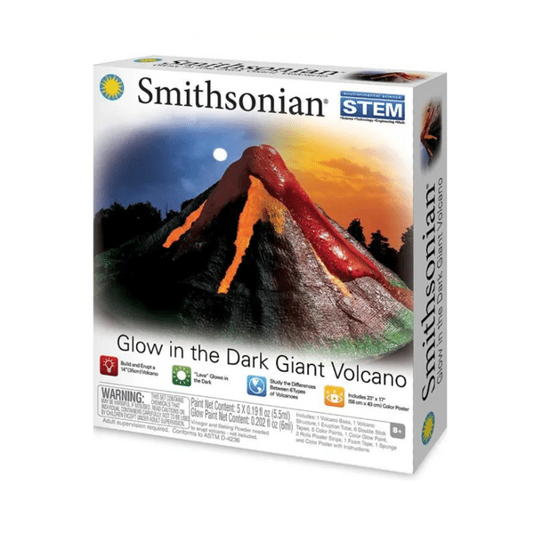 Smithsonian Glow In The Dark Giant Volcano - Rooke&Reese