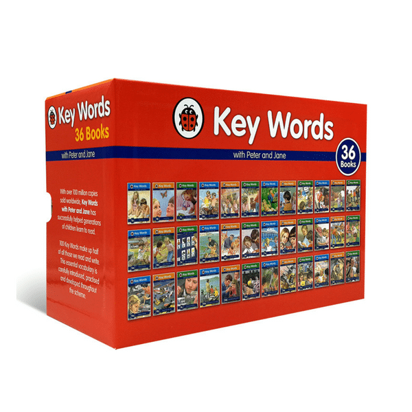 Ladybird Key Words with Peter and Jane 36 Books Box Set - Rooke&Reese