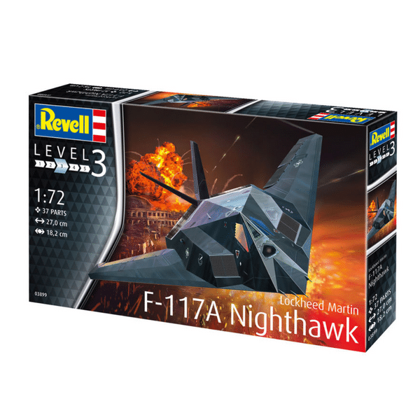 Revell Lockheed Martin F-117A Nighthawk Stealth Fighter - Rooke&Reese