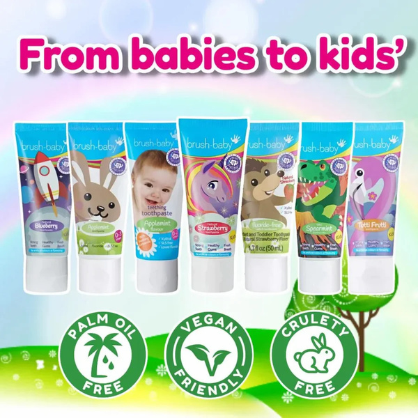 Brush-Baby Natural Kids Toothpaste - Rooke&Reese