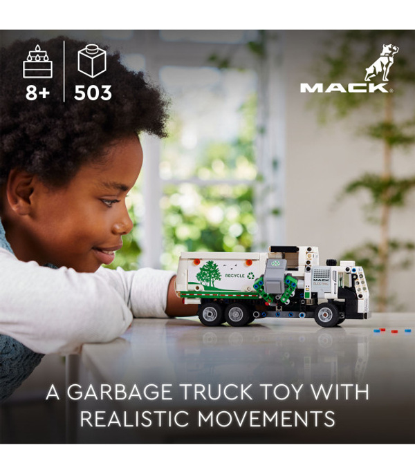 LEGO® Technic Mack® LR Electric Garbage Truck (42167) - Rooke&Reese