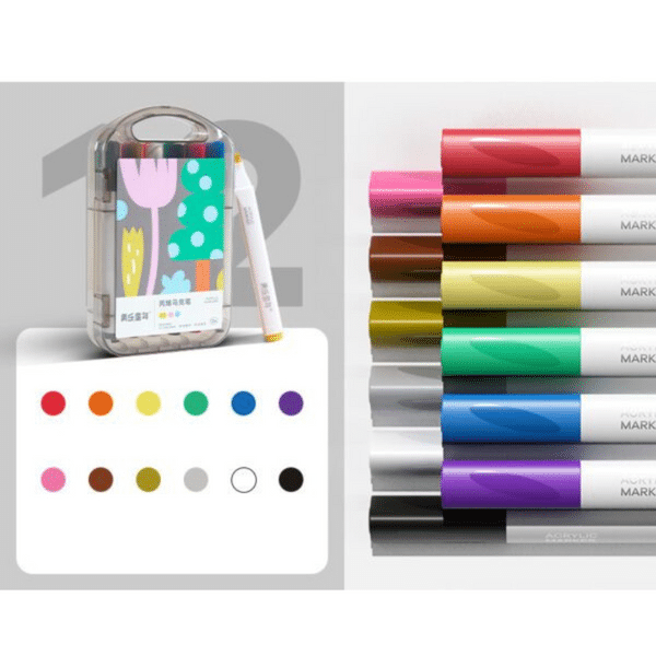 Mirola Kids Acrylic Paint Markers 12's - Rooke&Reese
