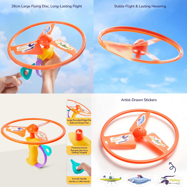 Mideer Pull String Flying Propeller - Rooke&Reese