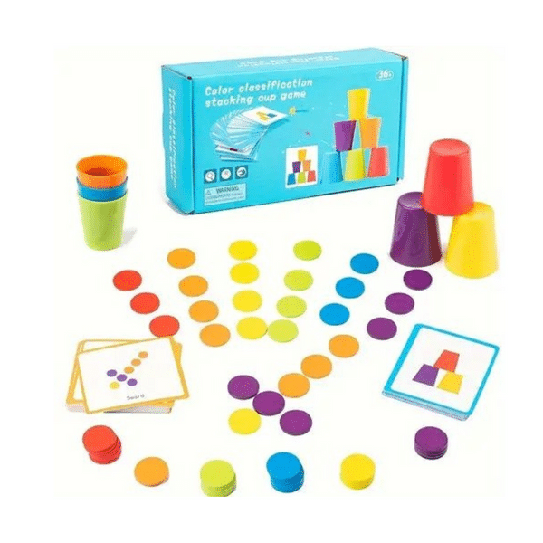 Color Classification Stacking Cup Game - Rooke&Reese