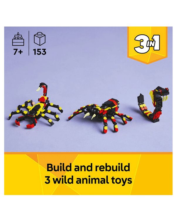 LEGO® Creator 3 in 1 Wild Animal: Surprising Spider (31159) - Rooke&Reese