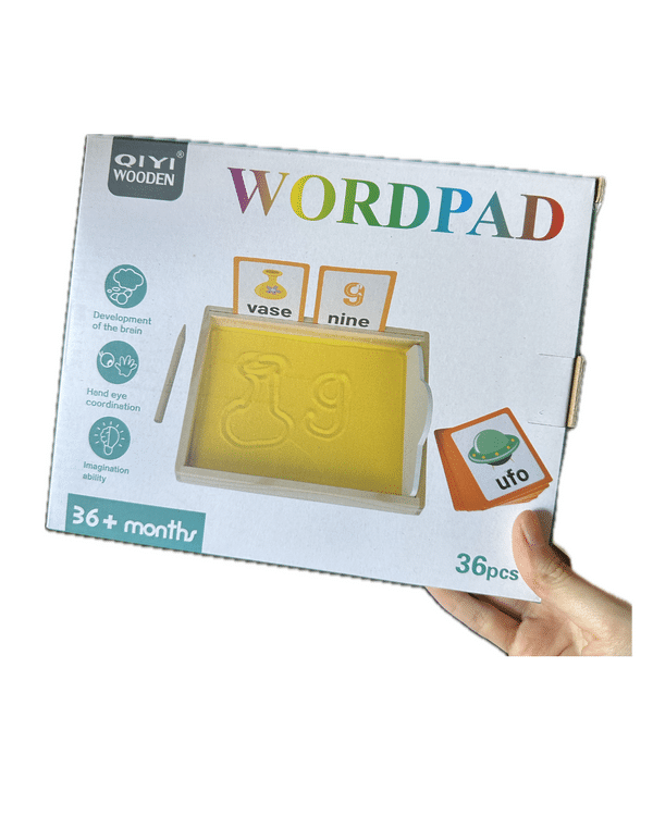 Wooden Word Pad Sand Tray - Rooke&Reese