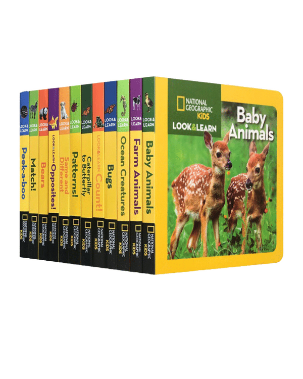 National Geographic Kids Look and Learn 12 Books - Rooke&Reese