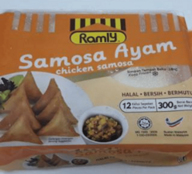 RAMLY SAMOSA AYAM@12x300g - SDZ HALAL MART