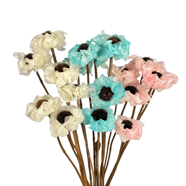 WHITE FU RONG HUA DRIED (PRESERVED) - Sharna's Floral & Gifts