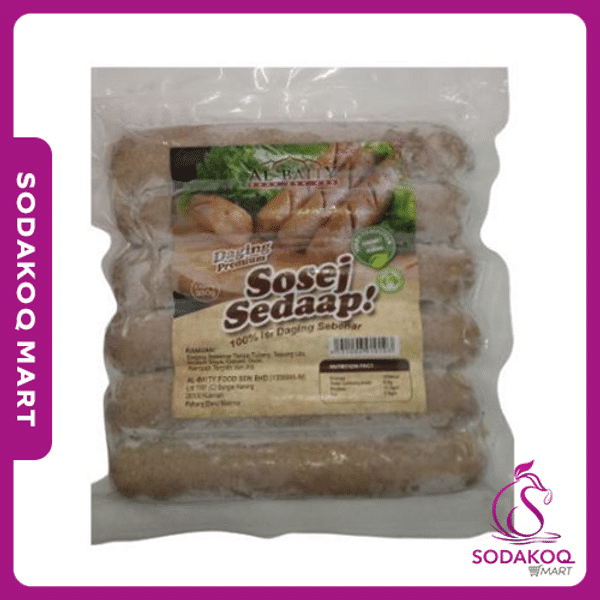 AL-BAITY Sosej Daging Premium (350g) - Sodakoq Mart