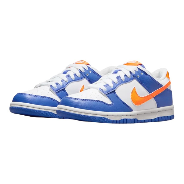Nike Dunk Low (GS) Blue Joy/Bright Mandarin-White (FN7783 400) - Solefied