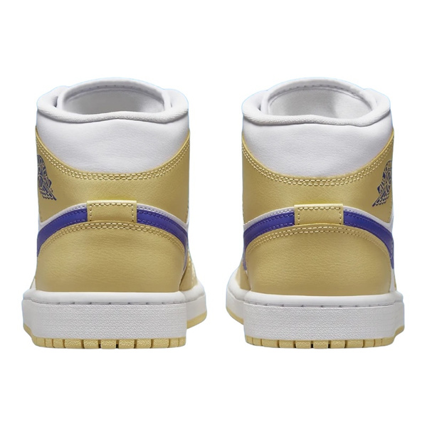 WMNS AIR Jordan 1 Mid Lemon Wash/Lapis-White (BQ6472 701) - Solefied