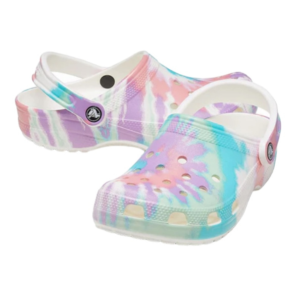 Crocs Classic Tie Dye Fresco Clog Multi/White (205453-6SN) - Solefied