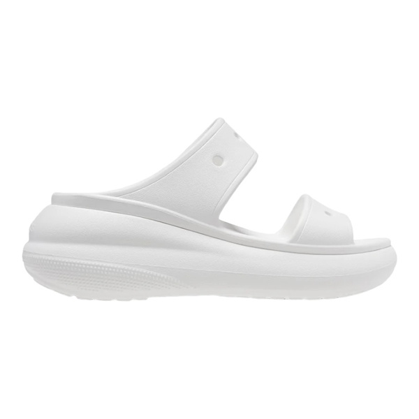Crocs Classic Crush Sandal White (207670-100) - Solefied