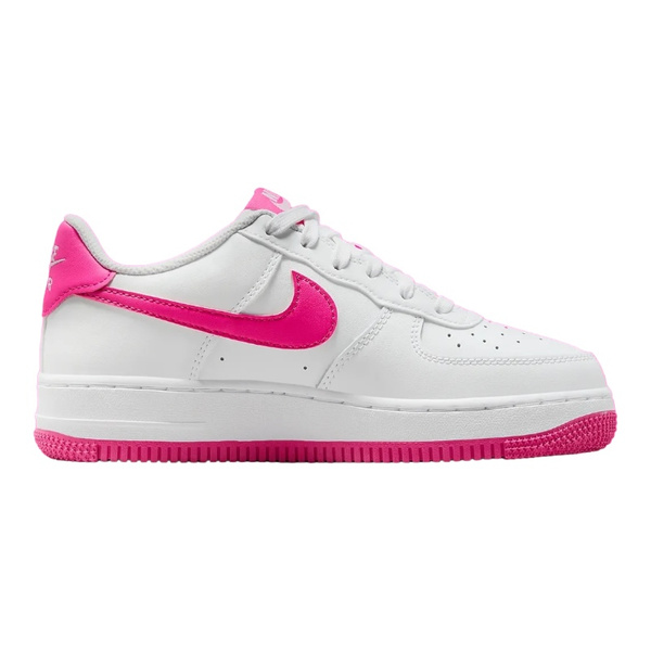 Nike Air Force 1 (GS) White/Laser Fuchsia (FV5948 102) - Solefied