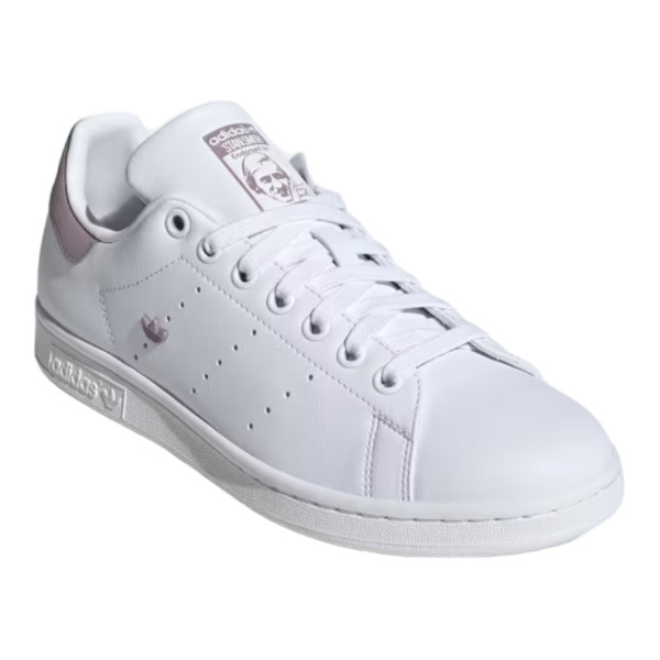 WMNS Adidas Stan Smith White/Preloved Fig (IE0458) - Solefied