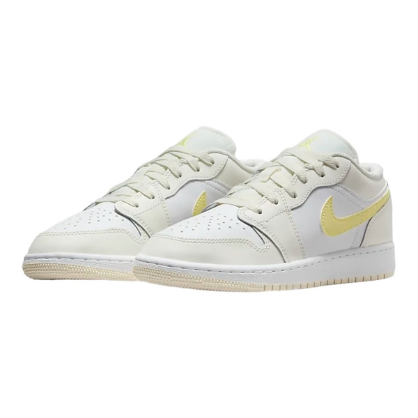 AIR Jordan 1 Low (GS) Sail/LT Laser Orange-White (FV8486 181) - Solefied