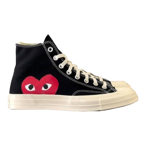 Converse Chuck 70 CDG HI Black/White/High Risk Red (150204C) - Solefied