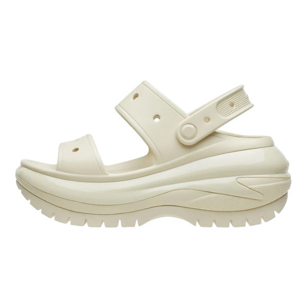 Crocs Mega Crush Sandal Bone (207989-2Y2) - Solefied