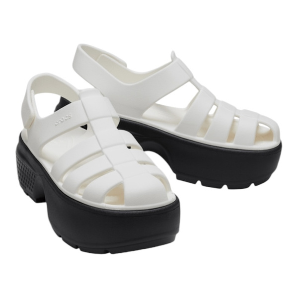 Crocs Stomp Fisherman Sandal Chalk (209938-0WV) - Solefied