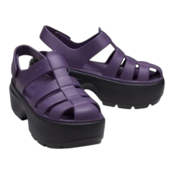 Crocs Stomp Fisherman Sandal Dark Iris (209938-5AS) - Solefied