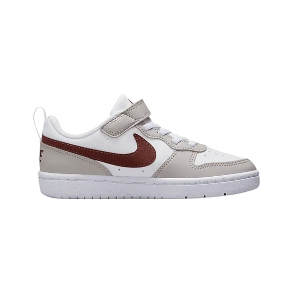 Nike Court Borough Recraft HF (PS) White/Dark Pony-LT Irone Ore (FZ4522 ...