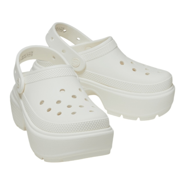 Crocs Stomp Clog Chalk (209347-0WV) - Solefied