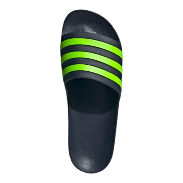 Adidas Adilette Aqua Slides Legend Ink/Lucid Lemon (IE8915) - Solefied