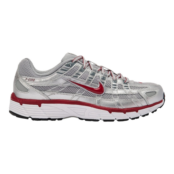 Nike P-6000 Metallic Silver/Gym Red (CD6404 024) - Solefied