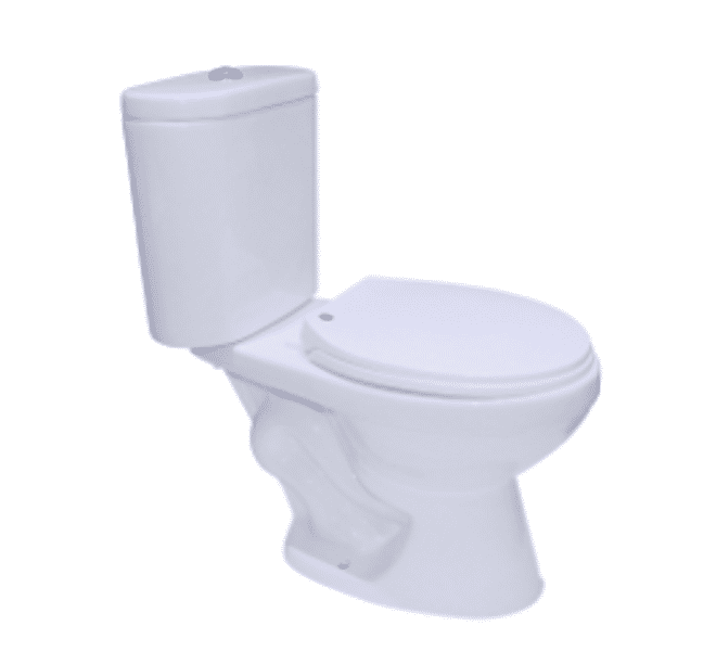 Johnson (2 PC Toilet, **PP seat cover w/ tank fittings & S-Set 01) - SSE