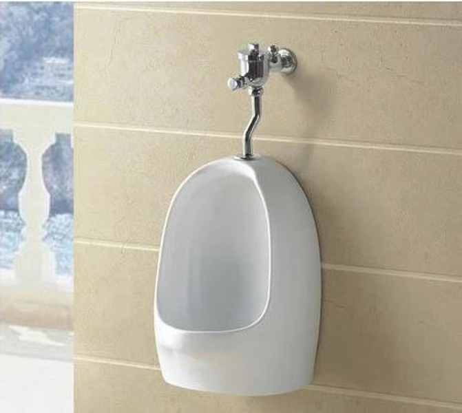 Elba (Wall Hung Urinal, Urinal Hand Flush, White Urinal Pipe, S-trap ...