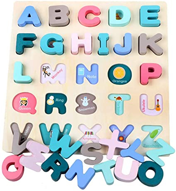 Uppercase Alphabet Puzzle - Storked