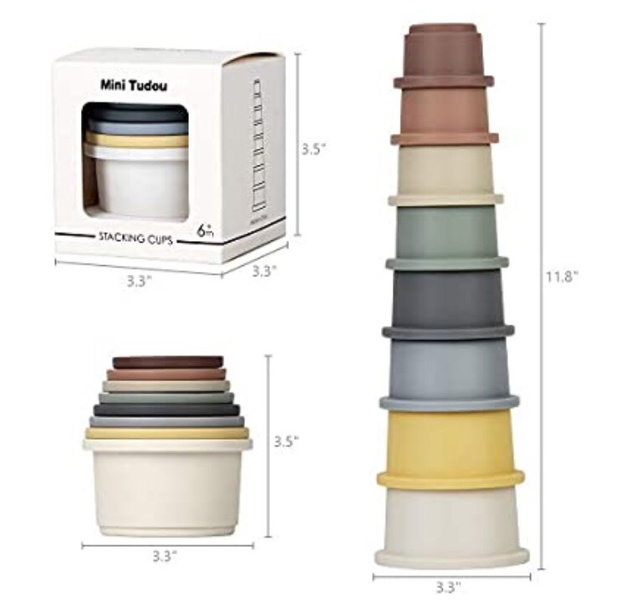 Bunny Buddy Mini Tudou Stacking Cups - Storked