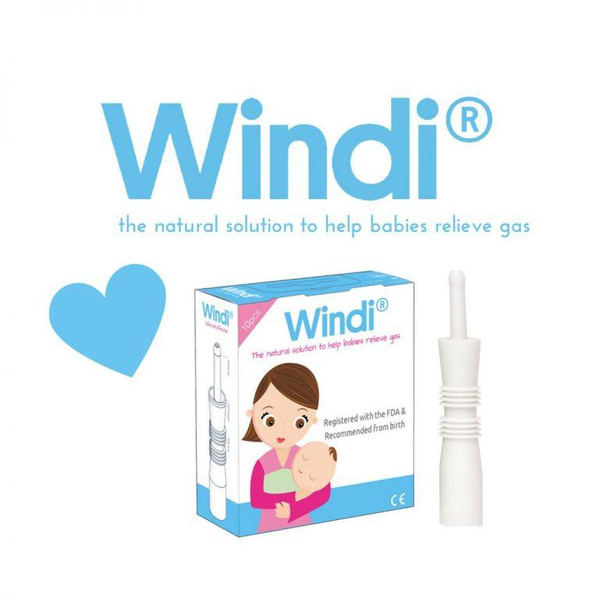NoseFrida Windi Gas and Colic Reliever for Babies (10 CT) - Storked