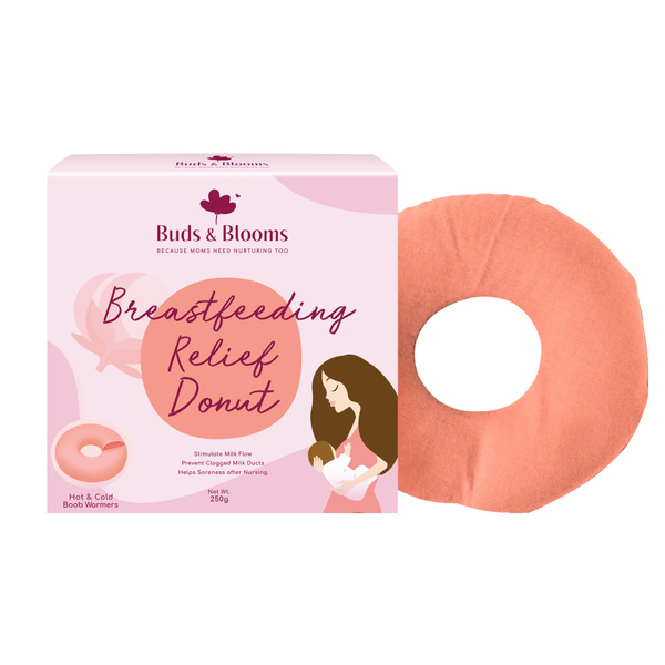 Buds and Blooms Reusable Breast Relief Doughnut Hot & Cold Compress ...
