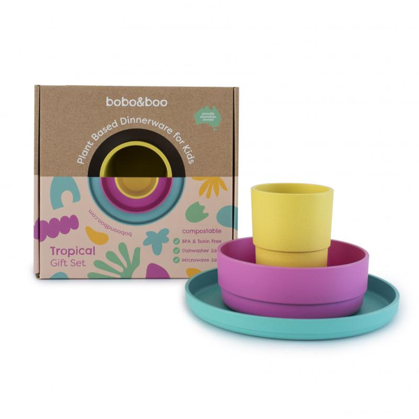 Bobo & Boo Plant Based Dinner Set (3pc) - Storked