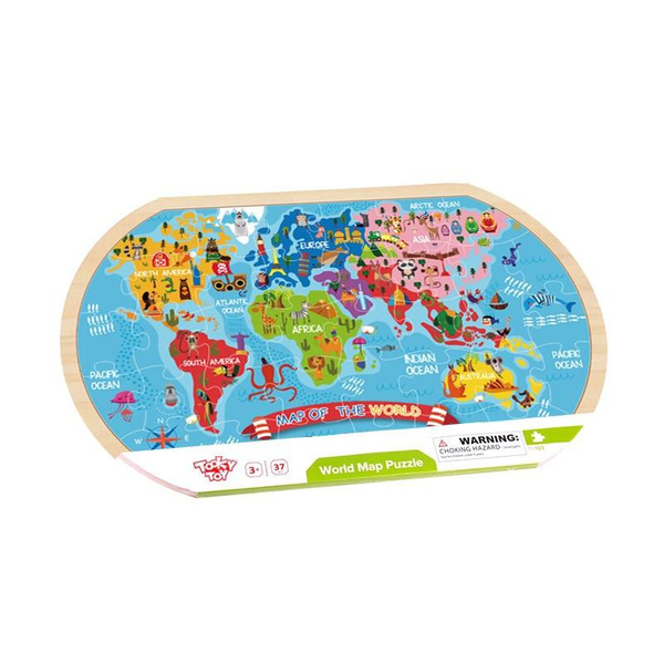 Tooky Toy World Map - Storked