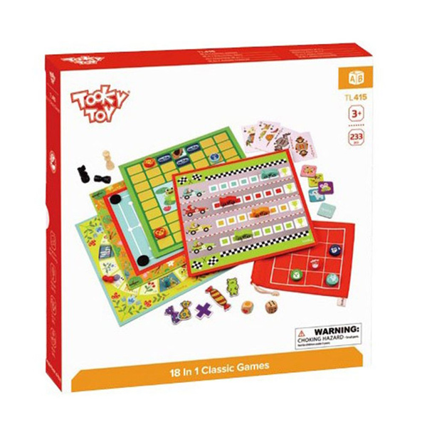 Tooky Toy 18-in-1 Classic Games - Storked