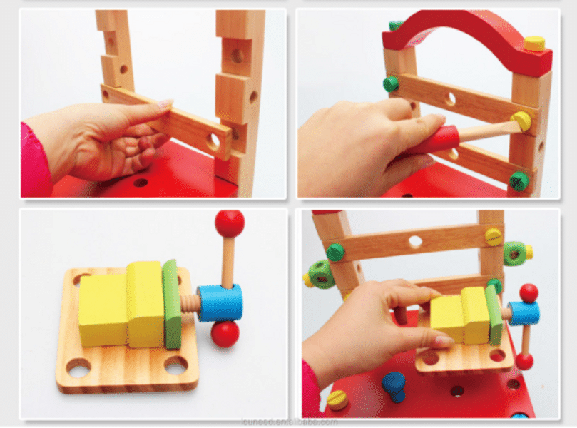 Multifunction Build-a-Chair Tool & Construction Set - Storked