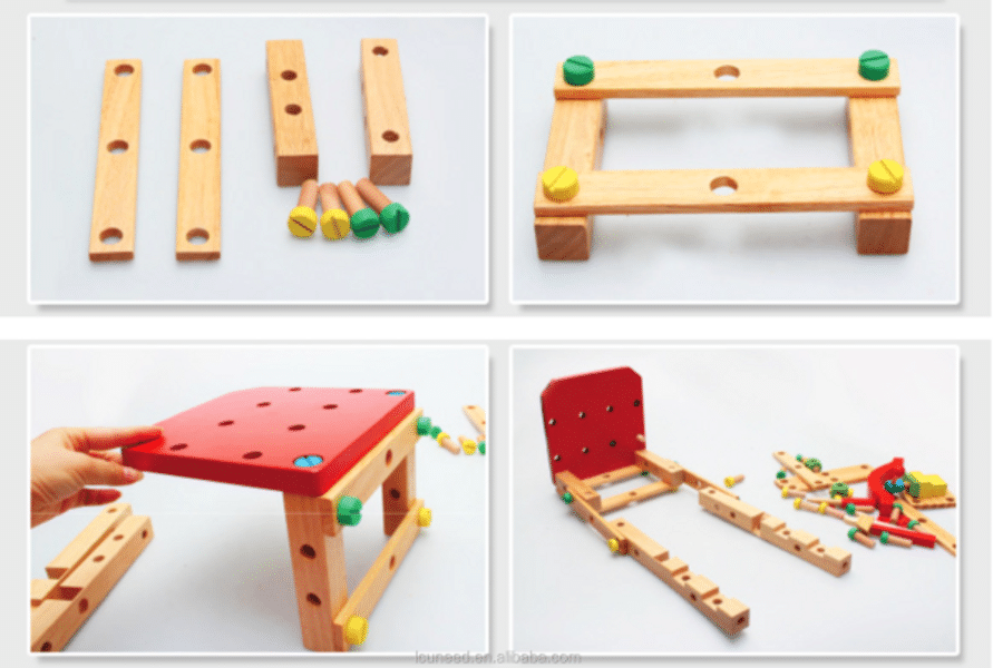 Multifunction Build-a-Chair Tool & Construction Set - Storked