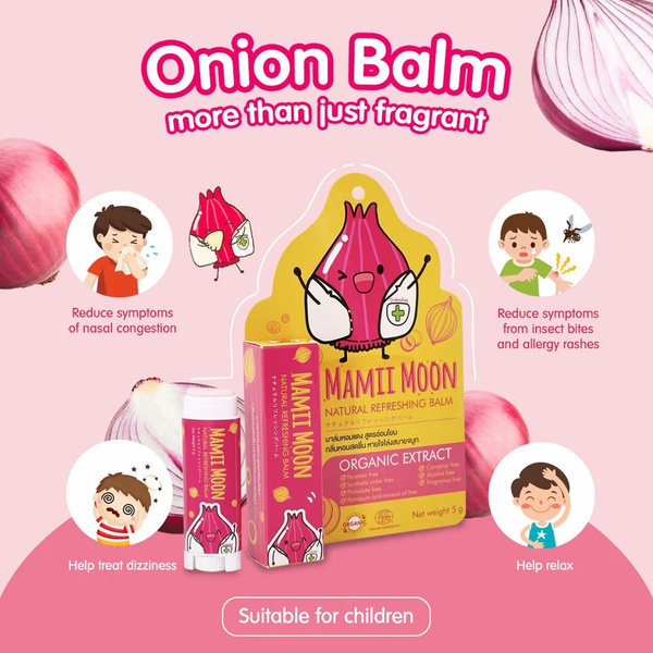 Mamii Moon Natural Refreshing Onion Balm 5g - Storked