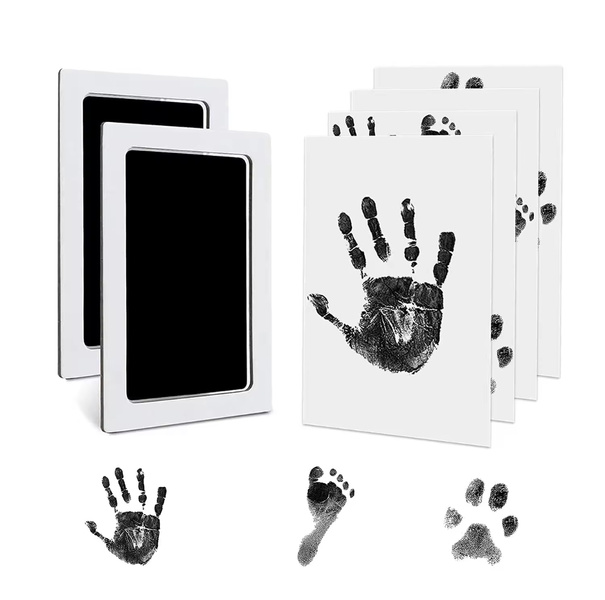 Little Babuu Baby Footprint & Handprint Stamp Kit - Storked