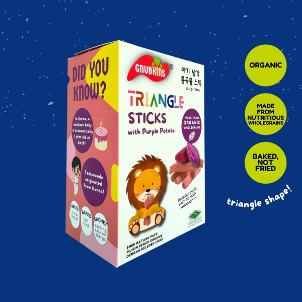 Gnubkins Organic Triangle Sticks (6mos+) - Storked