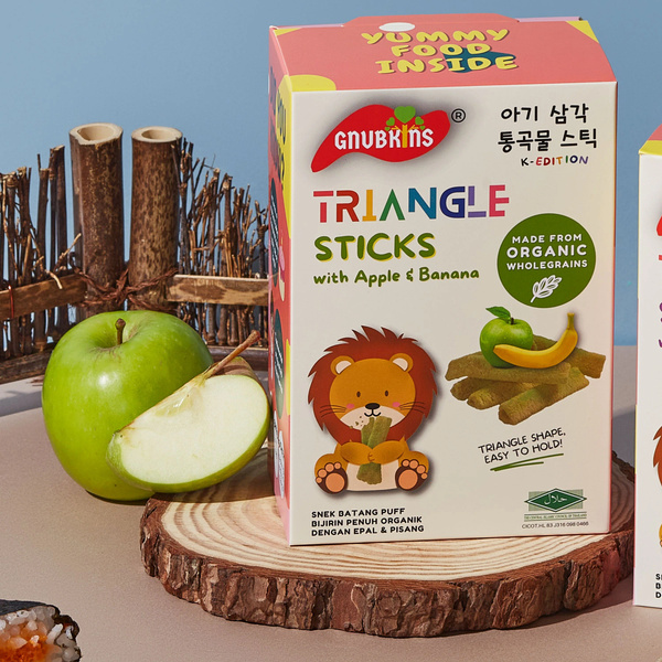 Gnubkins Organic Triangle Sticks (6mos+) - Storked