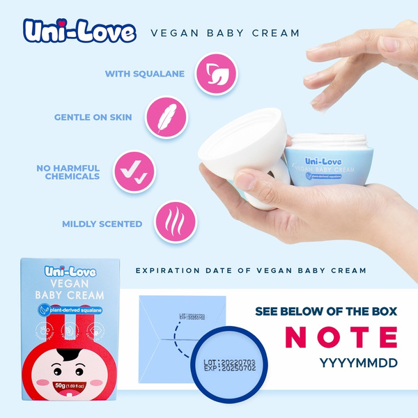 Uni-Love Vegan Baby Cream 50g - Storked