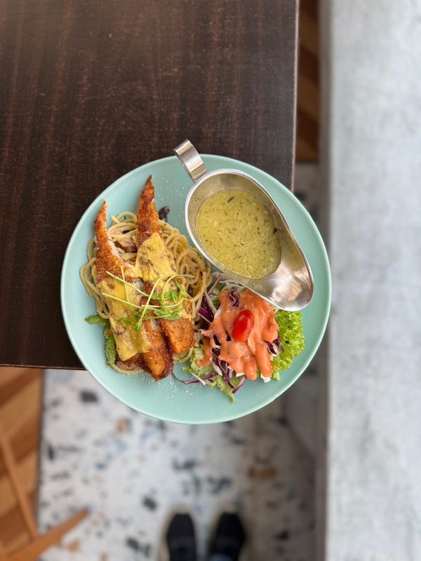 CRISPY FISH WITH PASTA - The Urban Affairs